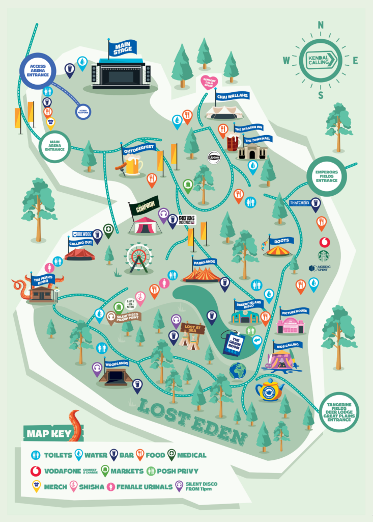 2024 Map! - Kendal Calling