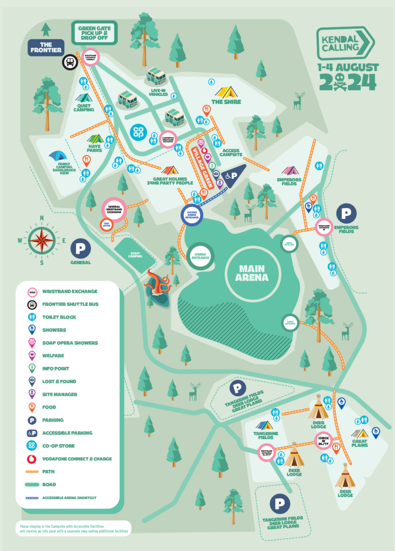 2024 Map! - Kendal Calling