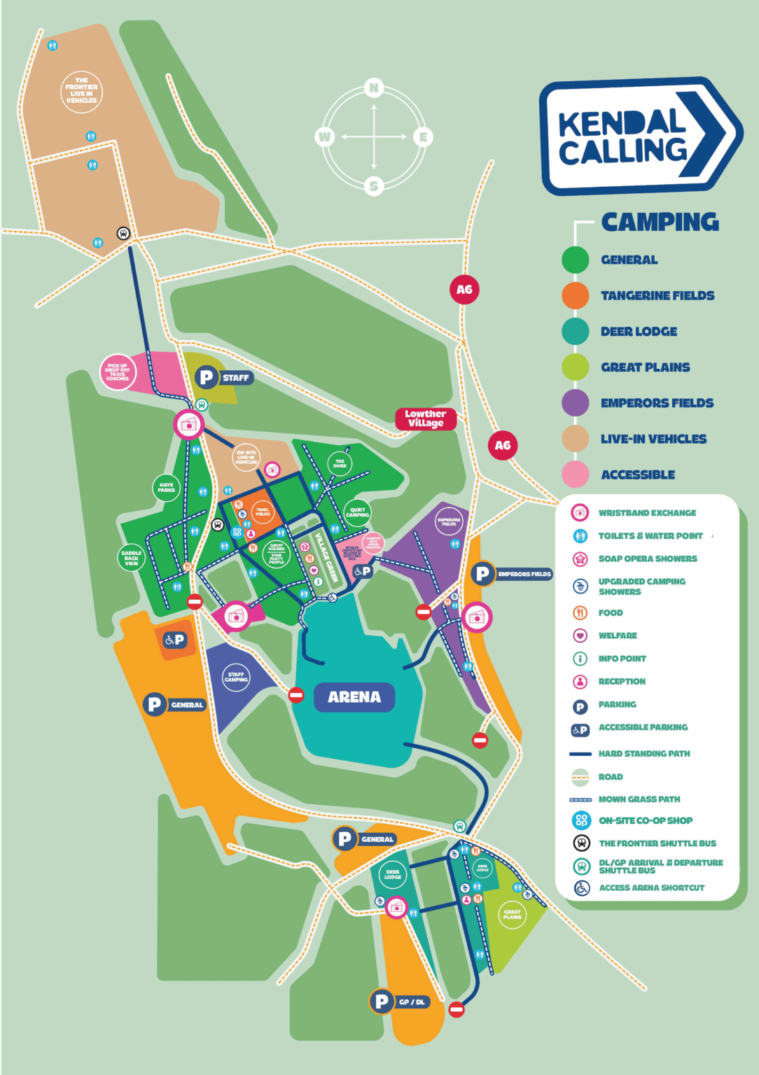 2025 Map! - Kendal Calling